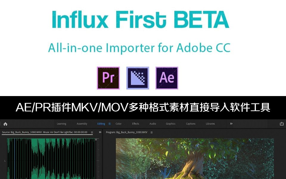 混剪视频必备插件AE/PR插件MKV/MOV多种格式编码格式素材直接...
