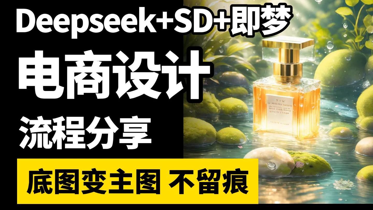 【AI电商】白底图变主图,产品100%还原!AI电商图完美合成!2025全网...