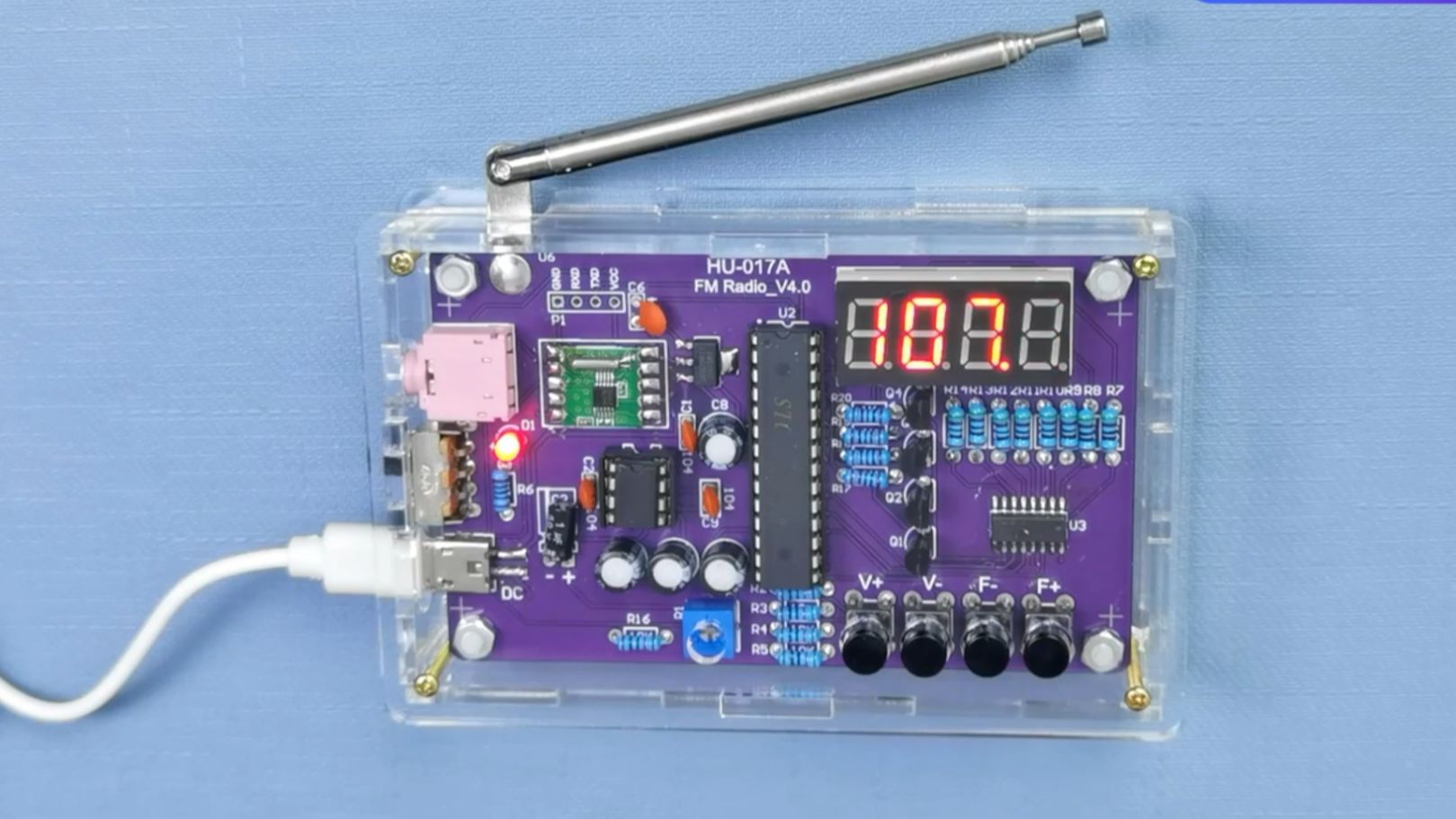 FM调频收音机套件焊接安装教程