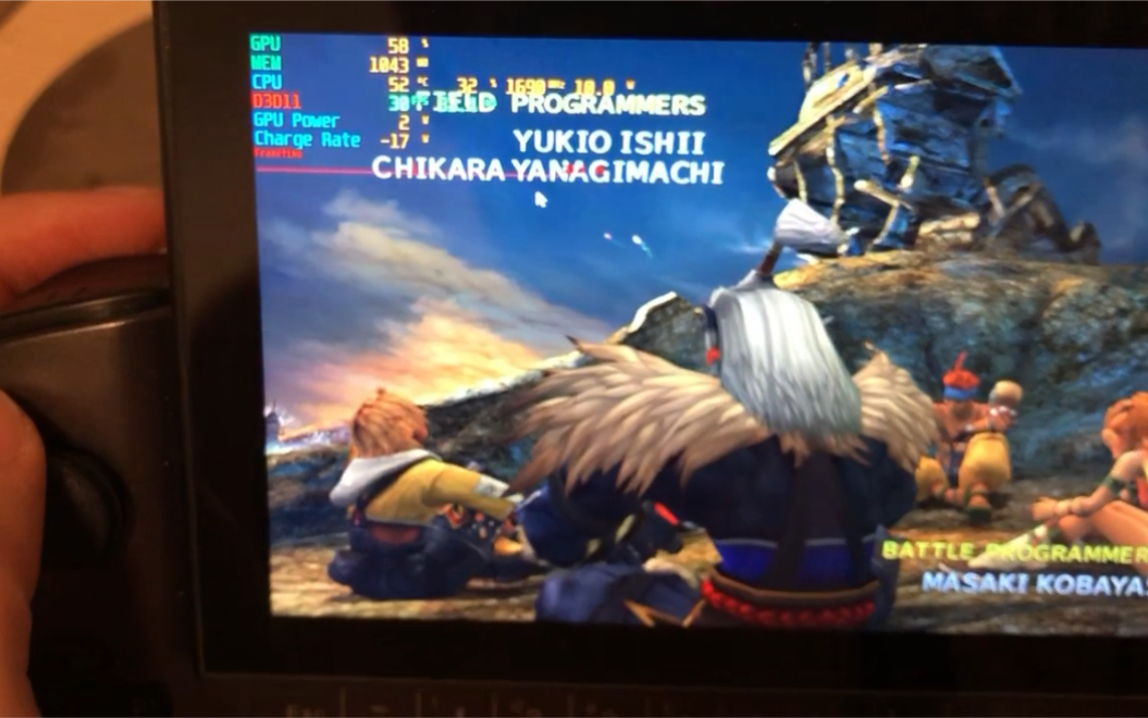 GPD win3 掌机 2小时 最终幻想10 不闪退测试及解决方法