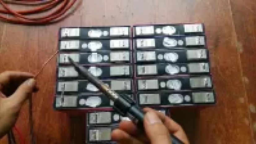 自制60V45A锂电池组!锂电池这样焊接合理吗?大家给点意见