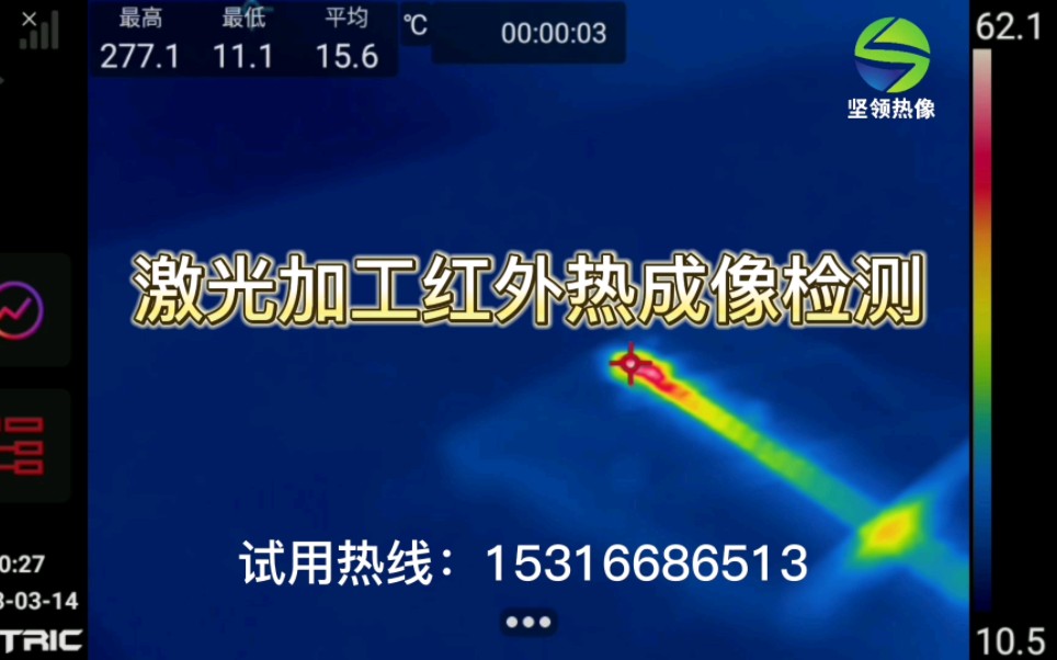 #FOTRIC红外热像仪#激光加工应用#红外热成像#检测