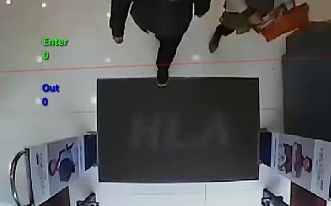 店铺客流量统计人流量计数器AI摄像头高精度客流量统计商场客流量...