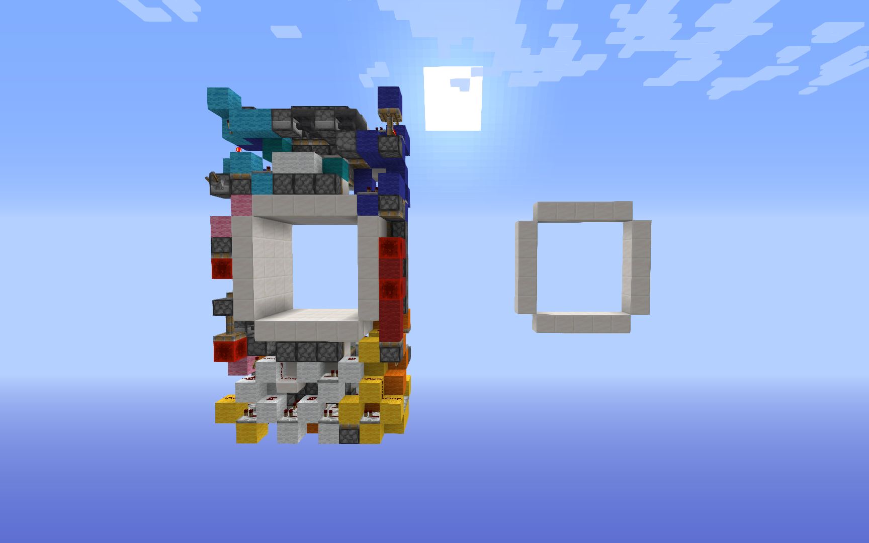 [Minecraft]快速612b 5x5活塞门 教程