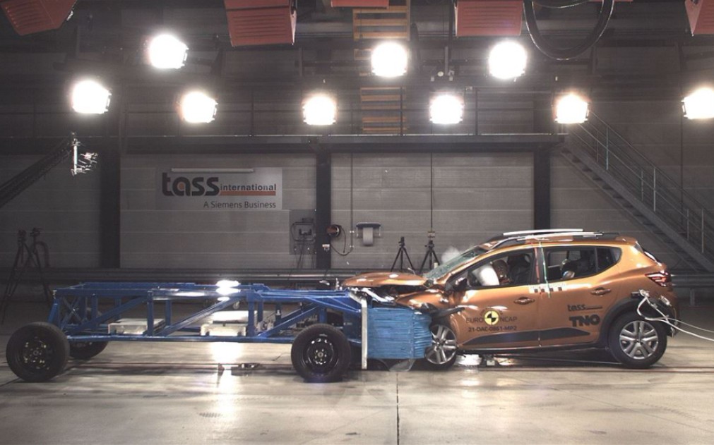 2021 达契亚 Sandero Stepway 全面碰撞测试 euro ncap