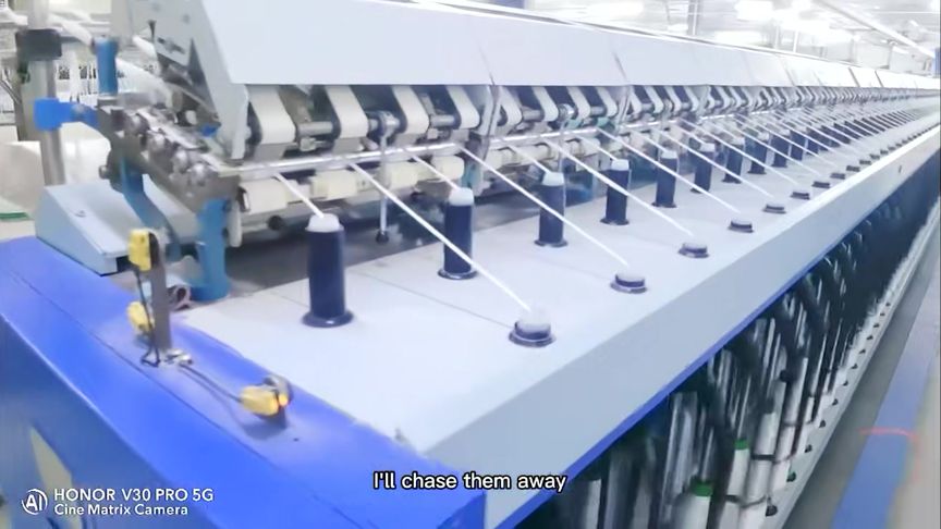 涤纶纱线生产:从短纤到筒纱!#工厂实拍视频 #只做高品质