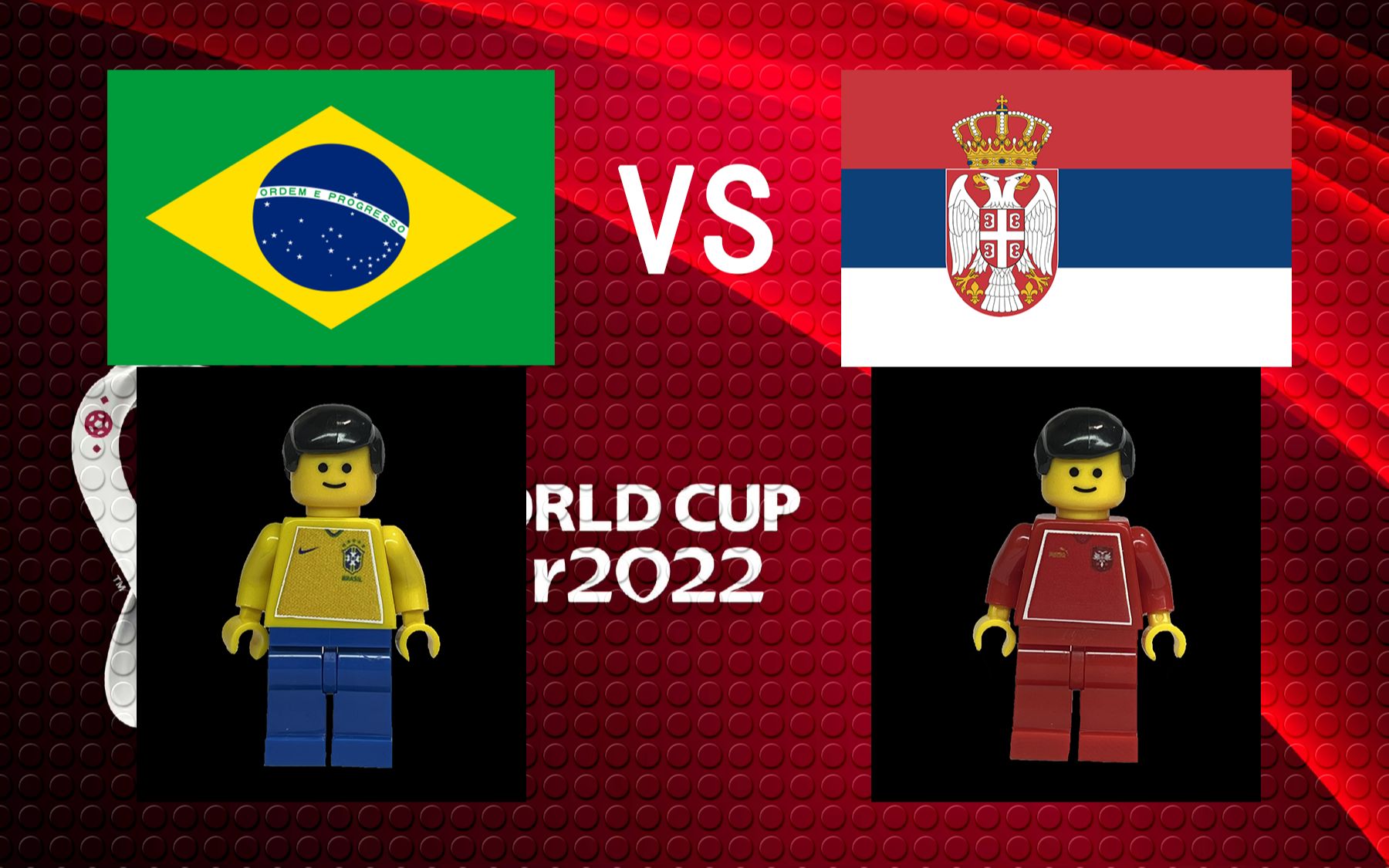 【定格动画】2022卡塔尔世界杯巴西 2-0 塞尔维亚,里查利森倒钩破门!