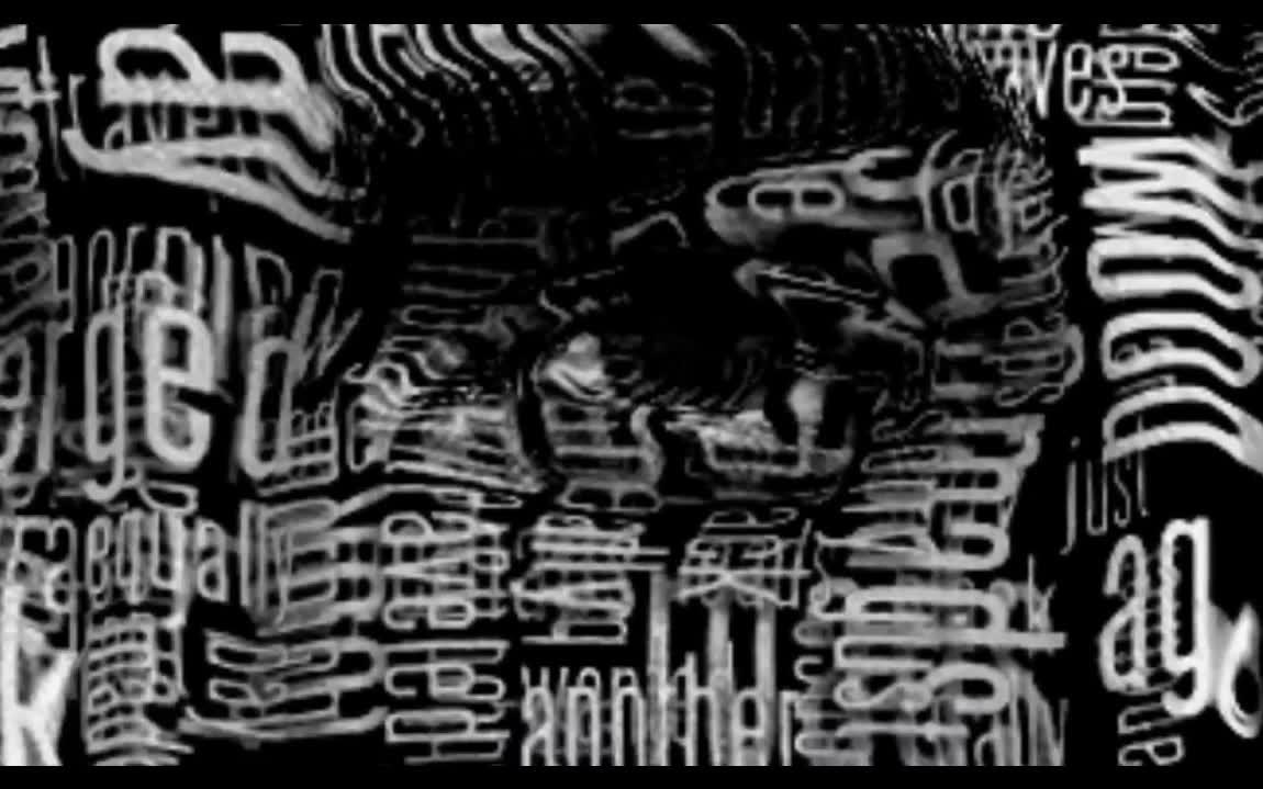 PS实操之面部密集文字特效