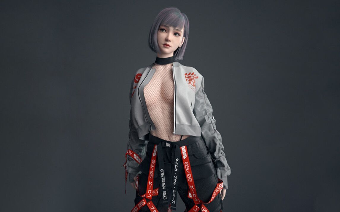 自从学会了3D建模,小姐姐就没有重样过(一天可以做几个)