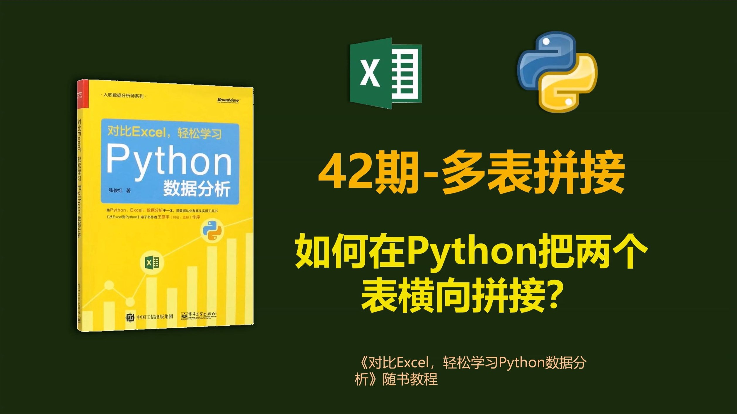 42期-python多表拼接之如何把两个表横向拼接?