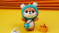 怪兽柴犬 · 梧桐家羊毛毡 戳戳乐手工制作diy视频教程