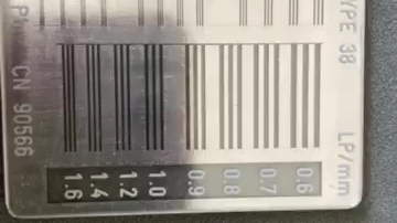 X射线质控测试卡,空间分辨率测试卡,线对卡,0.6-5.0lp/mm