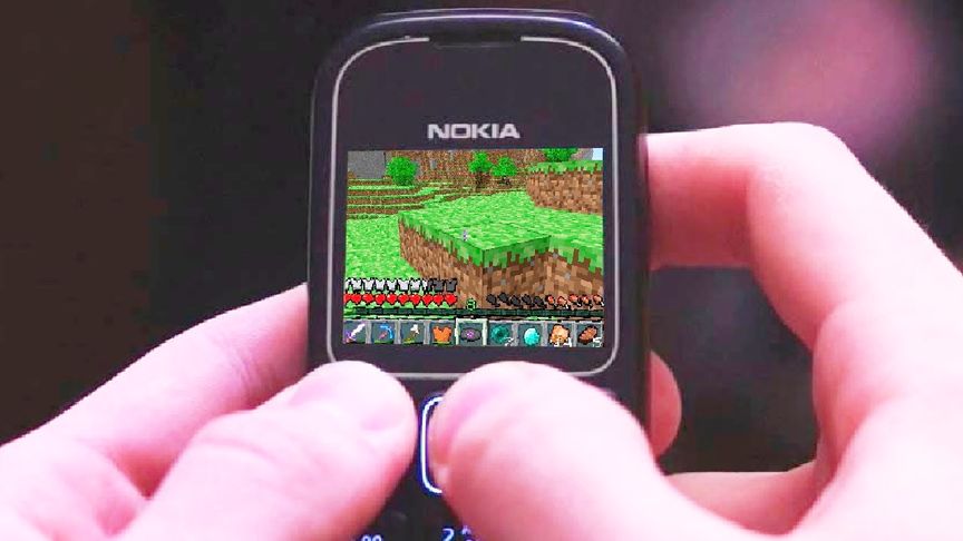 老式手机玩《我的世界》,意外走红网络,网友:什么牌子的手机?
