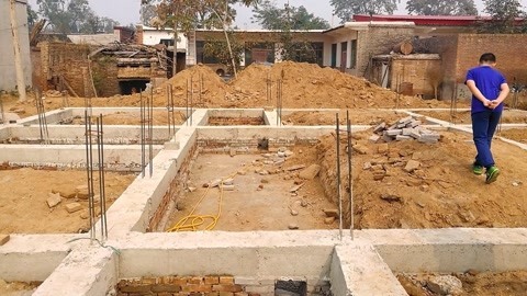 农村盖房子只做圈梁不立柱子,会产生什么后果呢?今天算长见识了