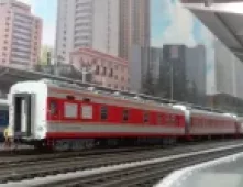 我的火车模型——马鞍山站K1158次列车