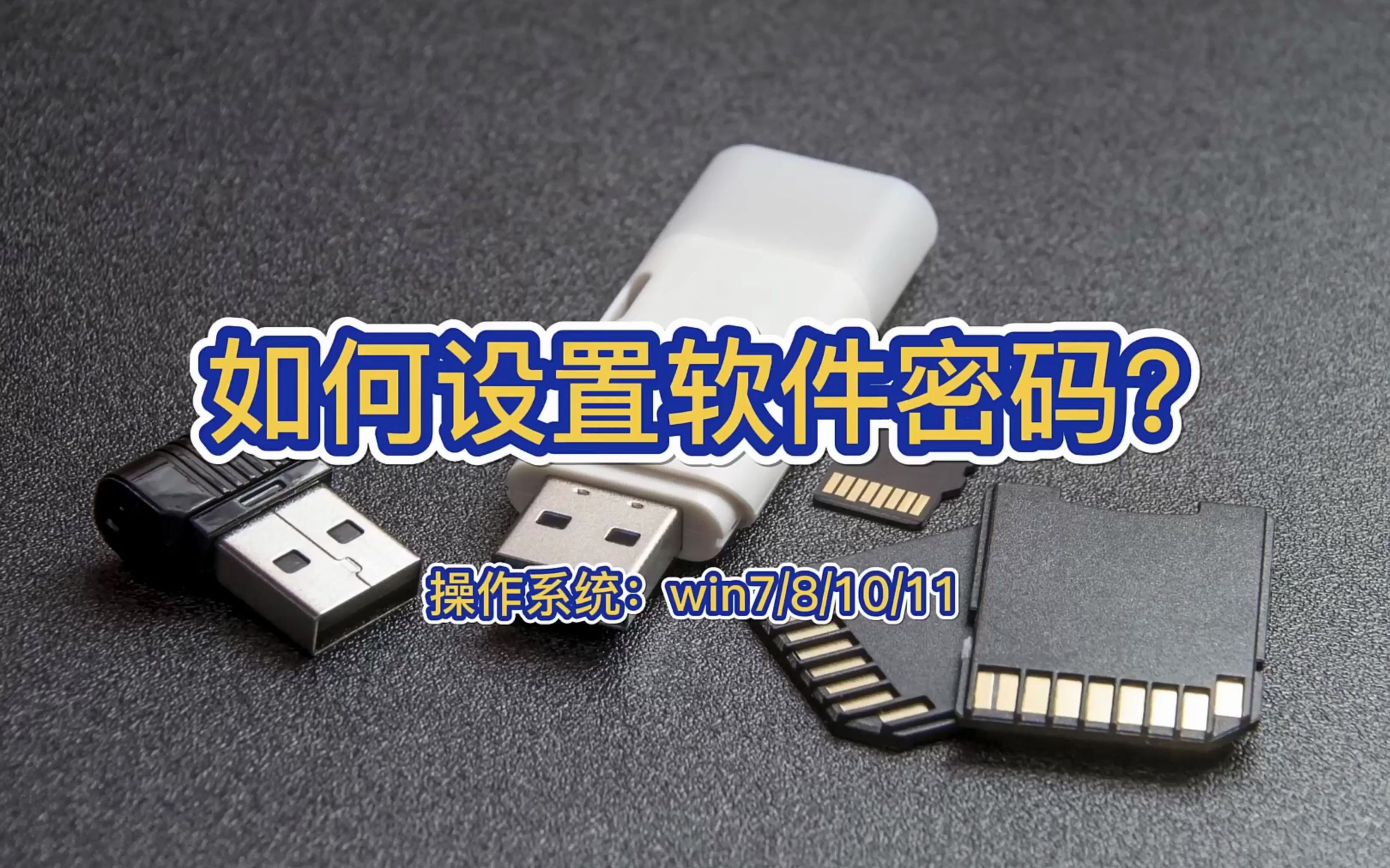 U盘内存卡批量只读加密专家如何设置软件密码?