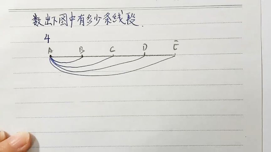 图形中的线段可以这样数,不会重复,更不会遗漏——数线段的技巧