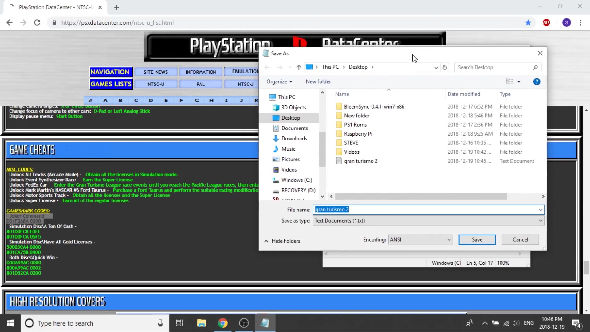 Playstation Classic支持金手指了! Gameshark on BleemSync 0.4.1