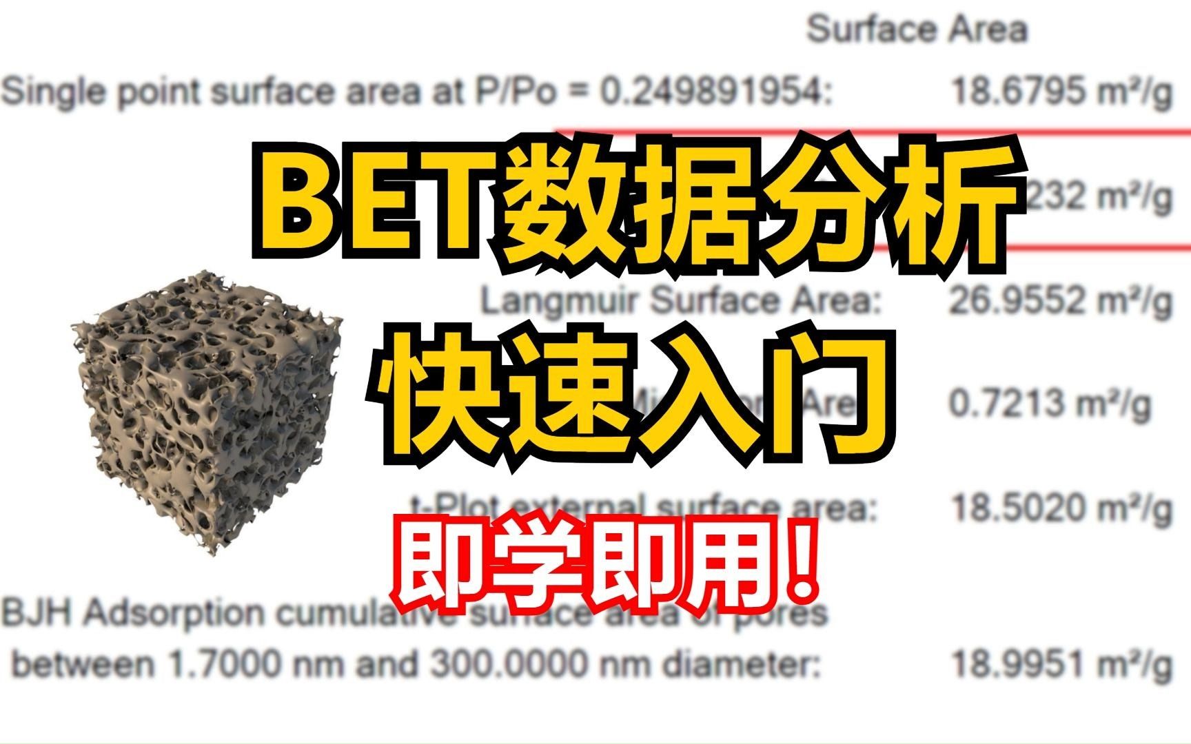 BET实战指南:从样品测试到数据分析的全程解析