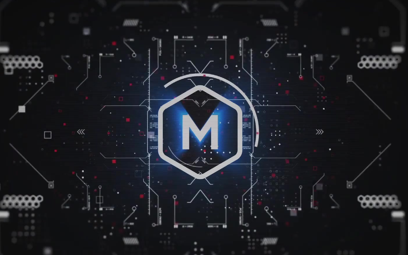 AE模板-雷达扫描高科技HUD特效的动态LOGO片头模板标识品牌商品...