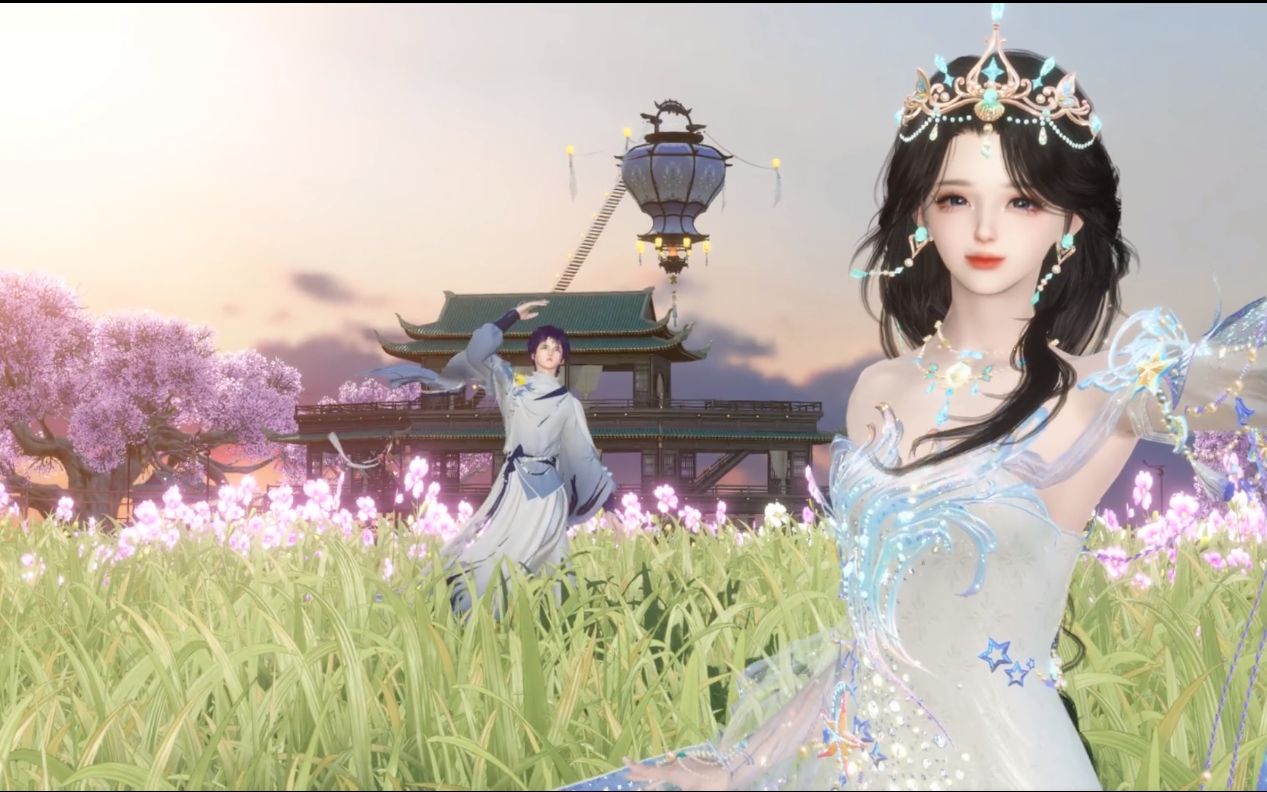 【逆水寒手游】万众瞩目的婚礼变装保姆级教程来咯,速速带上情缘去...