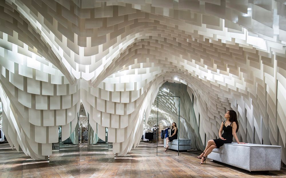 【SketchUp吧】弧形吊顶的SU建模思路