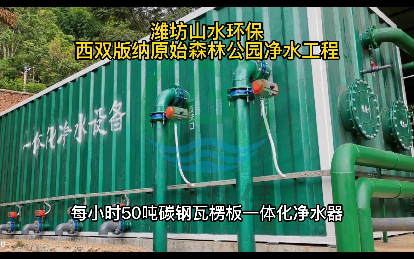 森林公园 景区一体化净水设备 出水水质符合标准 可选碳钢不锈钢材质...