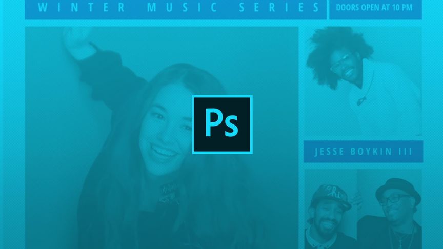 004-如何从Photoshop中的Adobe库存模板制作海报