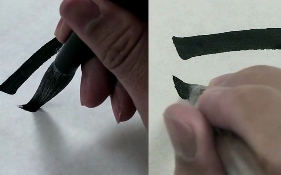 毛笔书法教学视频楷书,北京毛笔书法培训班,张克思书法家大毛笔