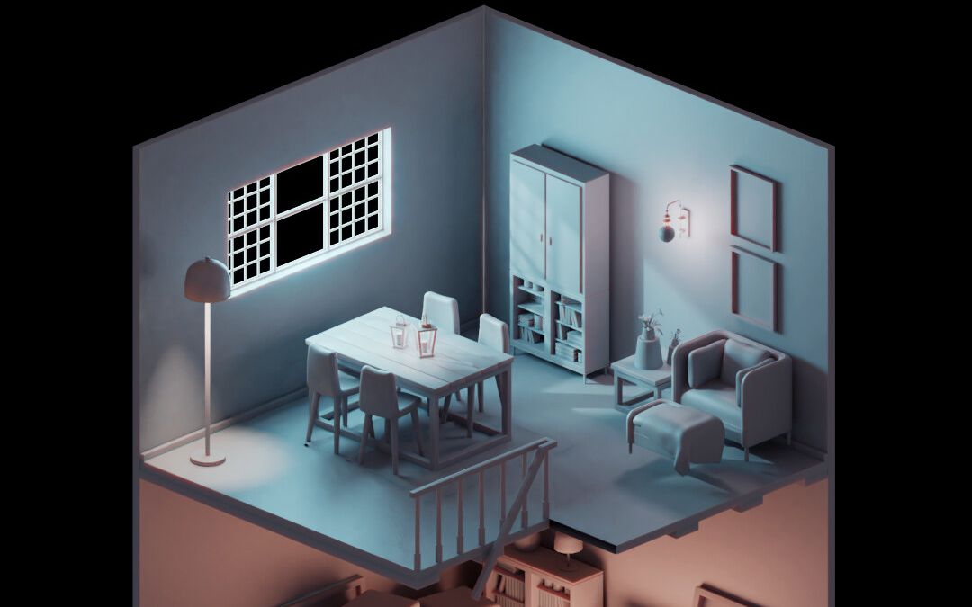 3D建模模型制作教程上,教你如何做简单的卧室