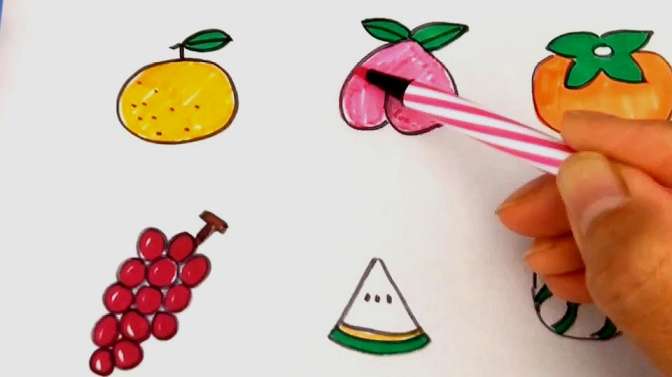 水果简笔画图片:简单漂亮的6款水果简笔画