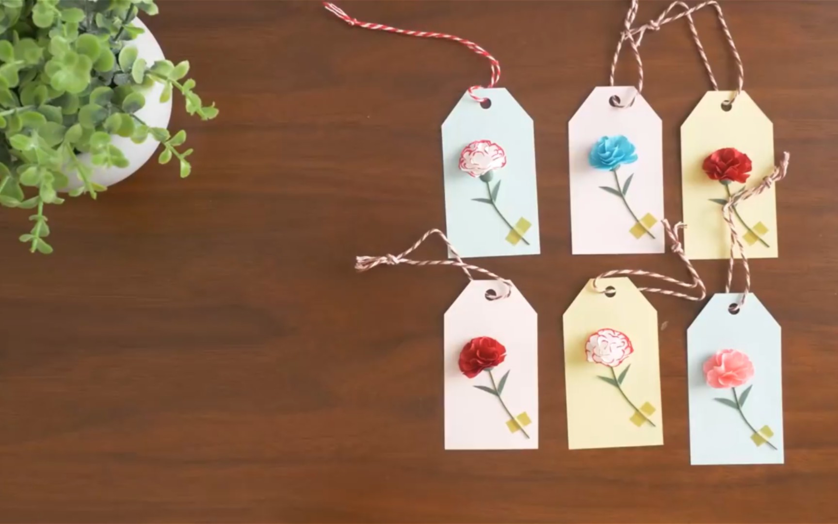 【手工制作】超级简单的送礼物标签,礼物单品必备,送人超有心意!一起...