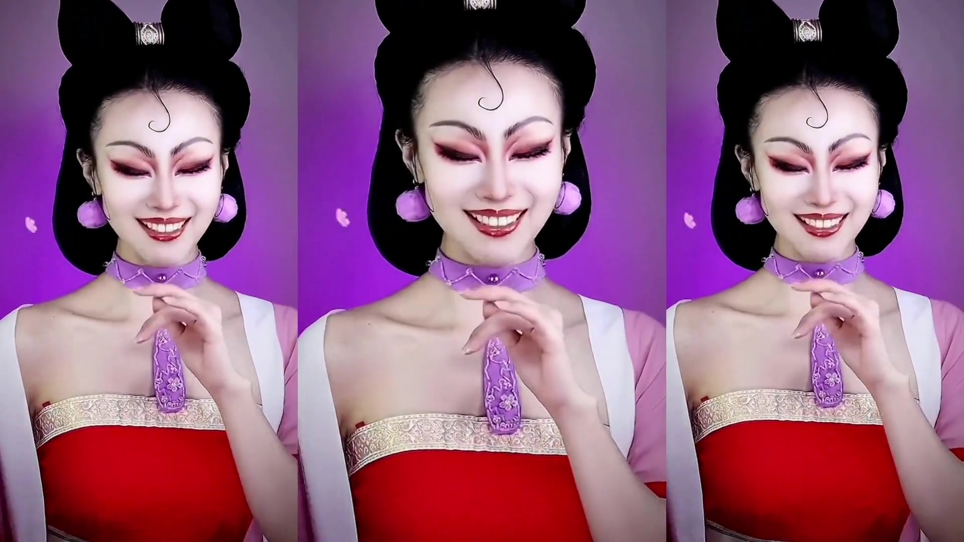 盘点是初九呀反派角色挑战简直是一模一样变装角色扮演创意妆仿妆