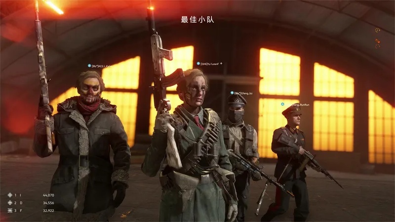 4K60战地5多人模式地下行动,防守最后的纳粹防线