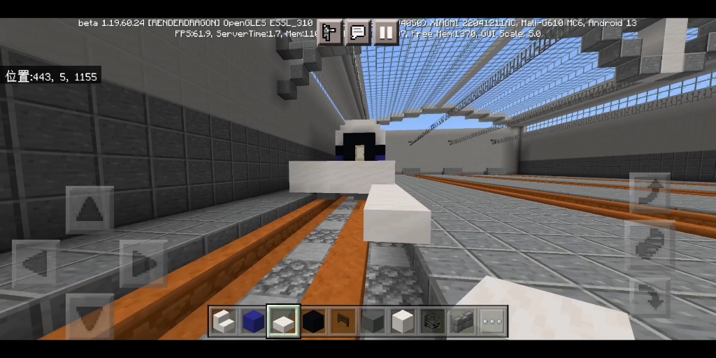 在Minecraft中打造一组CRH1动车组