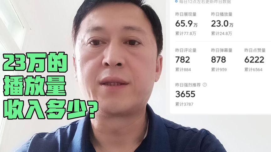西瓜视频23万的播放量到底收入多少?谁能告诉我?怎么算的?