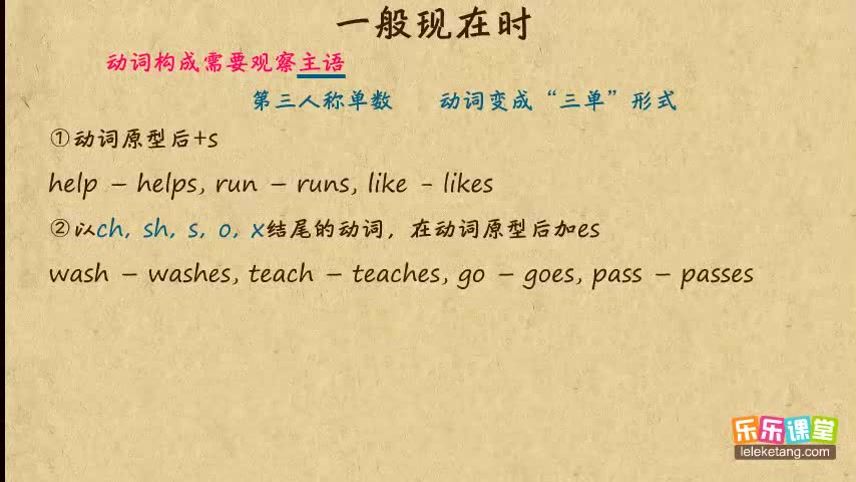 中考英语专题—时态和语态:01一般现在时