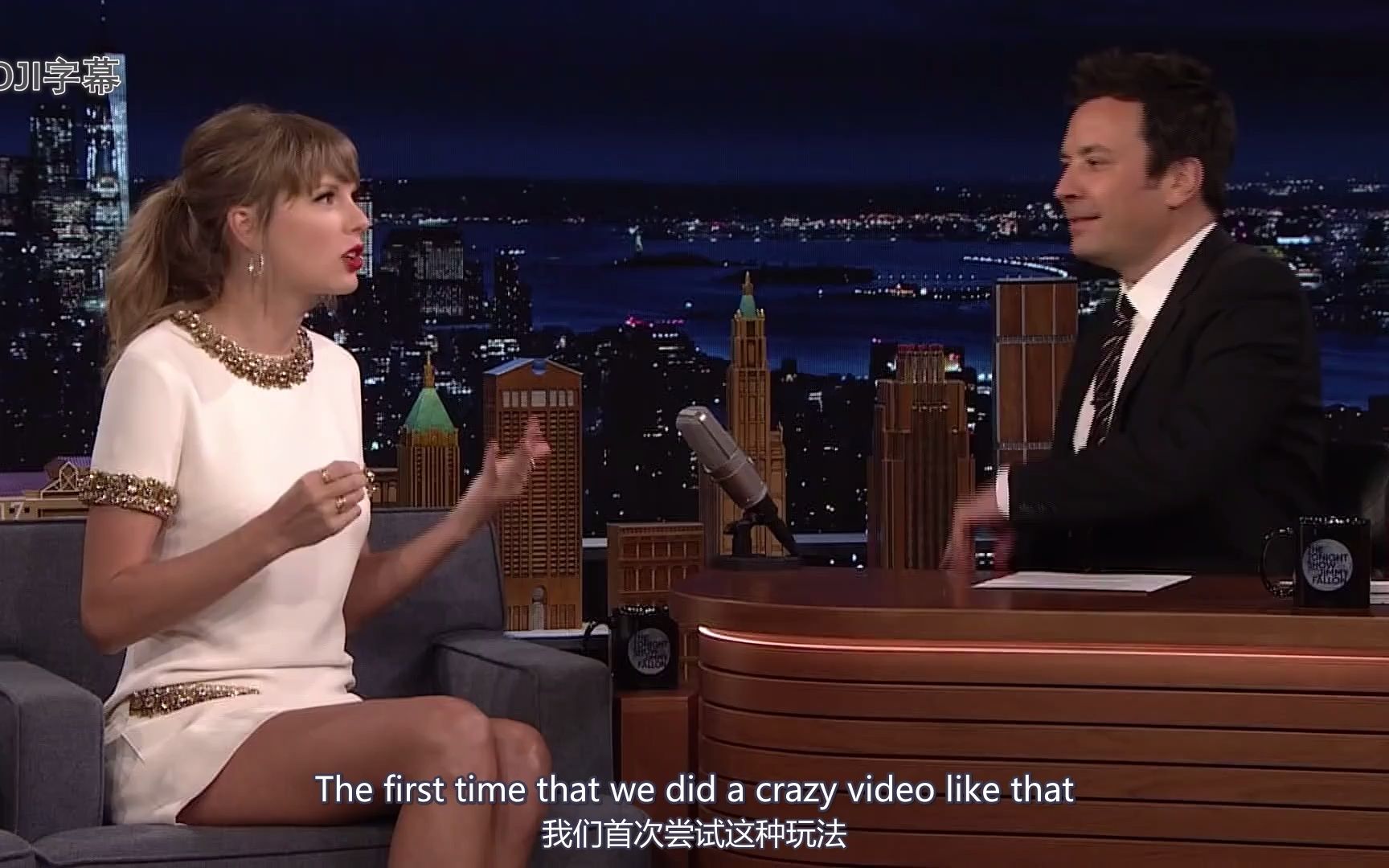 【Taylor Swift】霉霉最新做客肥伦秀【中英熟肉】谈到新专辑和短片...
