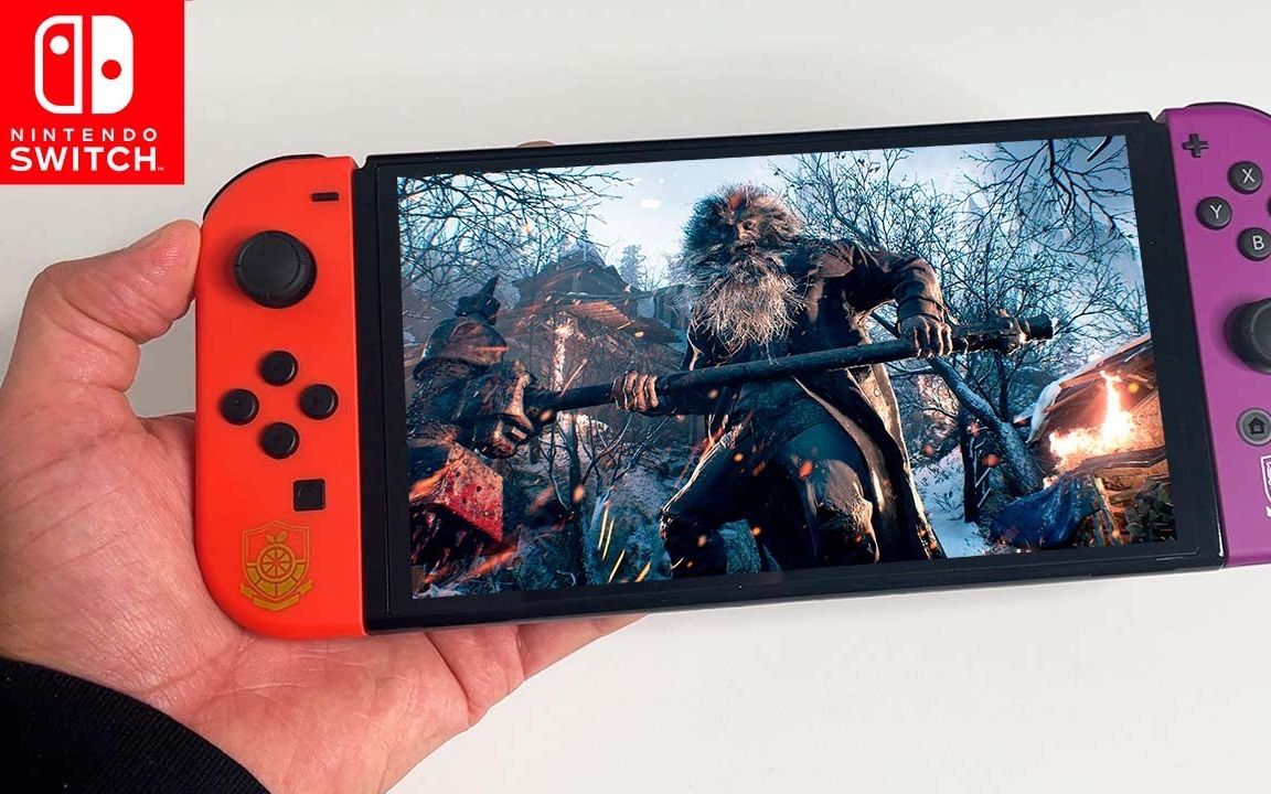 ...宝可梦朱紫限定版Switch OLED体验《生化危机8 村庄》云游戏