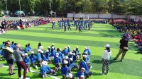 一年级运动会开幕式表演航拍