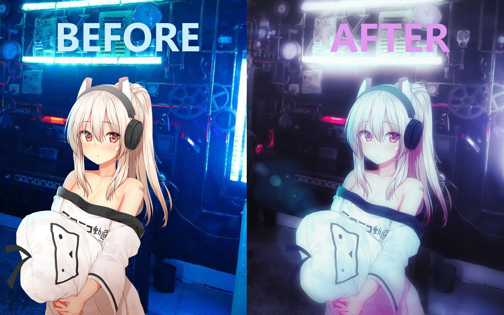 [动漫x现实]Ps萌新教你调色