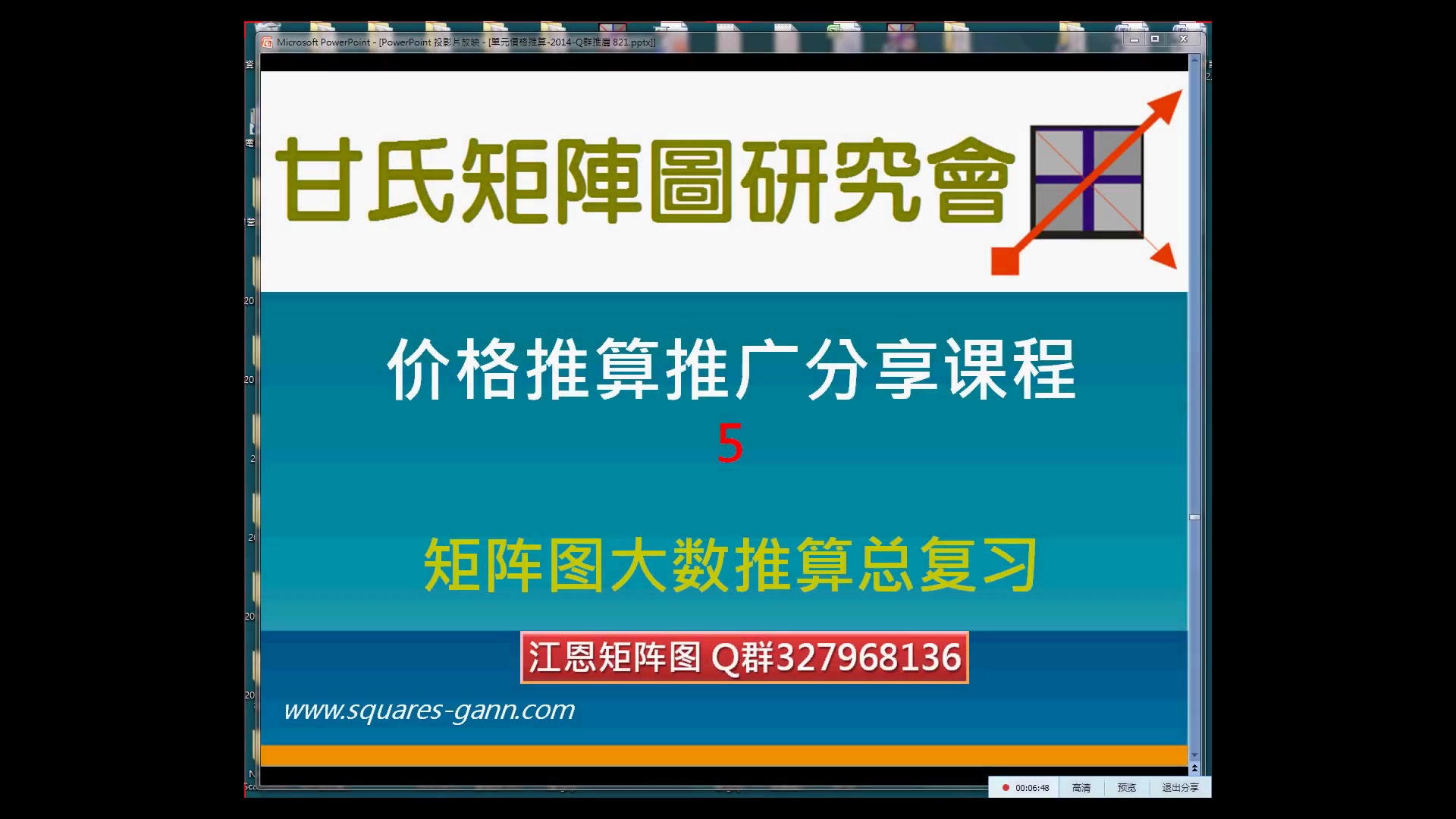 江恩矩阵图-基础看图法5-股票期货_技术分析
