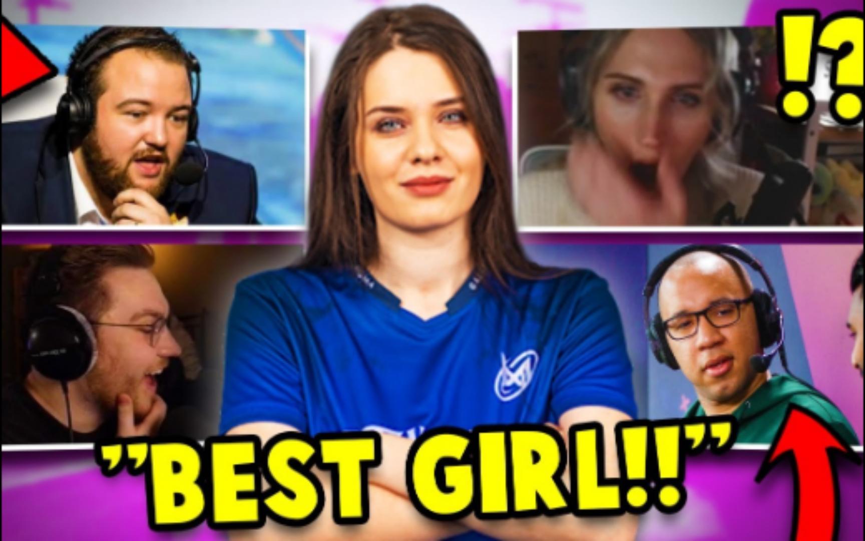 各解说、职业对ANa 的顶级操作的反应!男留ID女自强!CSGO高光剪辑!