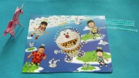 儿童手工玩具钻石画 哆啦A梦钻石画 亲子手工DIY视频教程