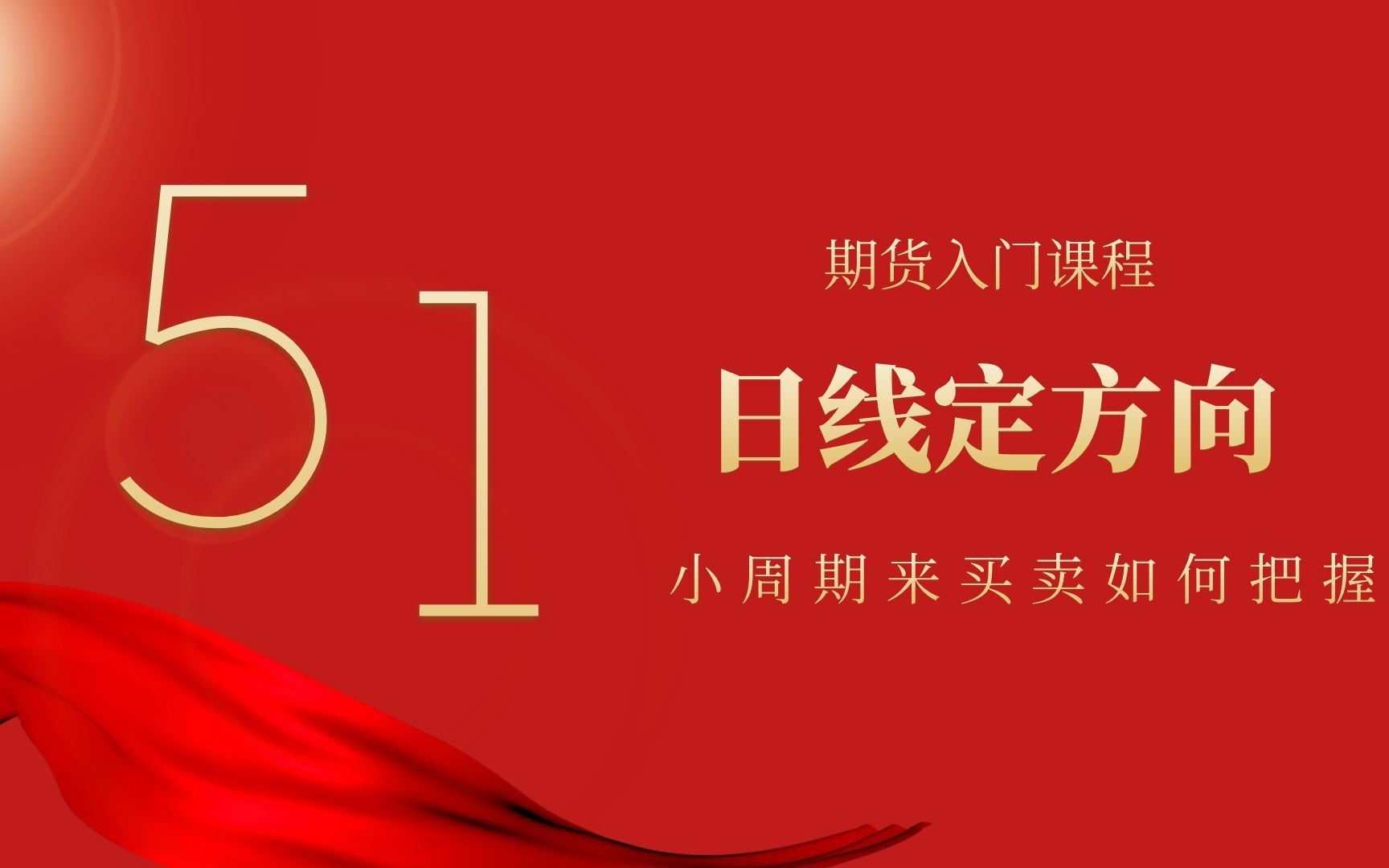 日线定方向小周期来买卖 该如何分析和把握