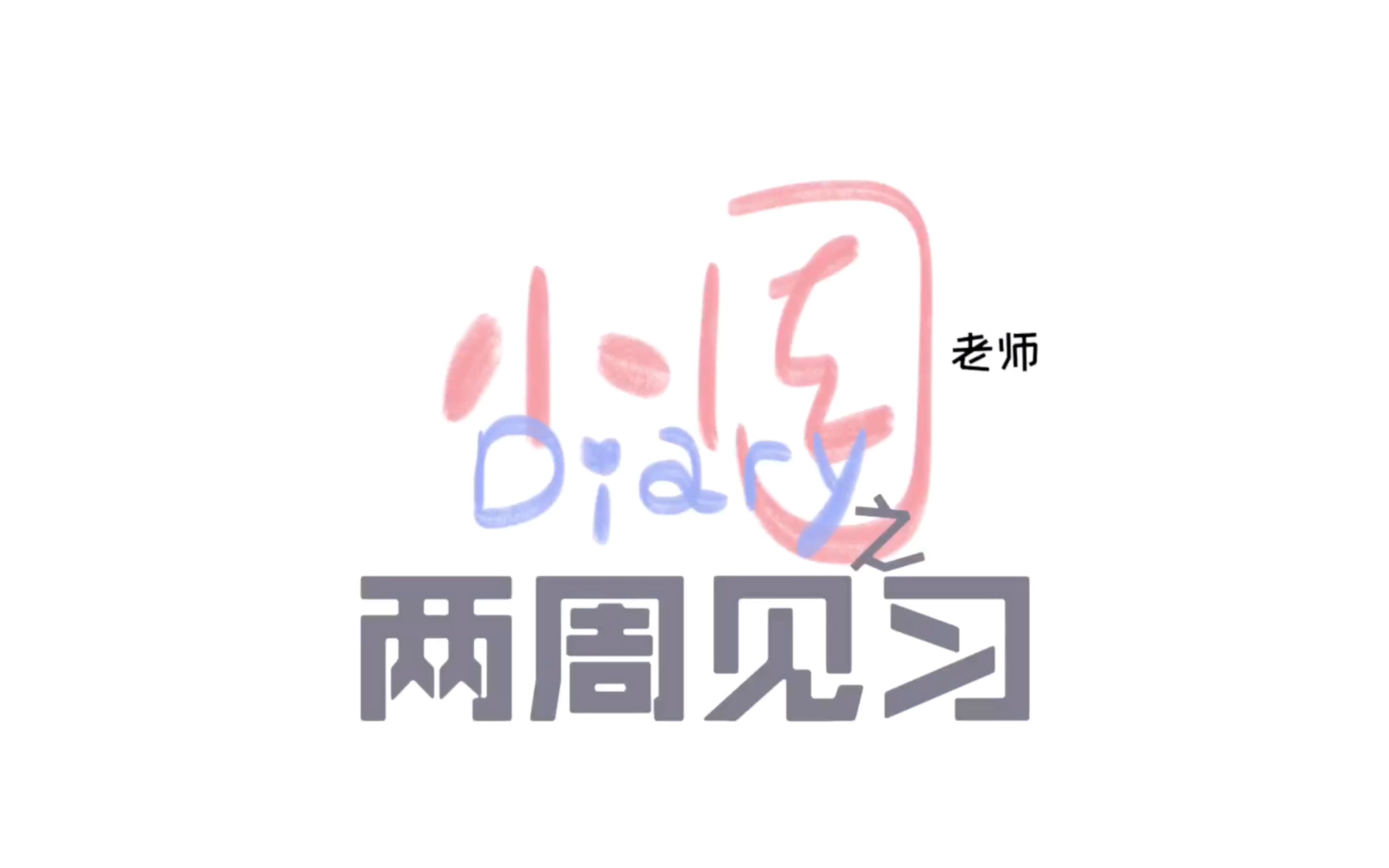 Vlog•见习日记/作为一个幼儿园老师的两周生活