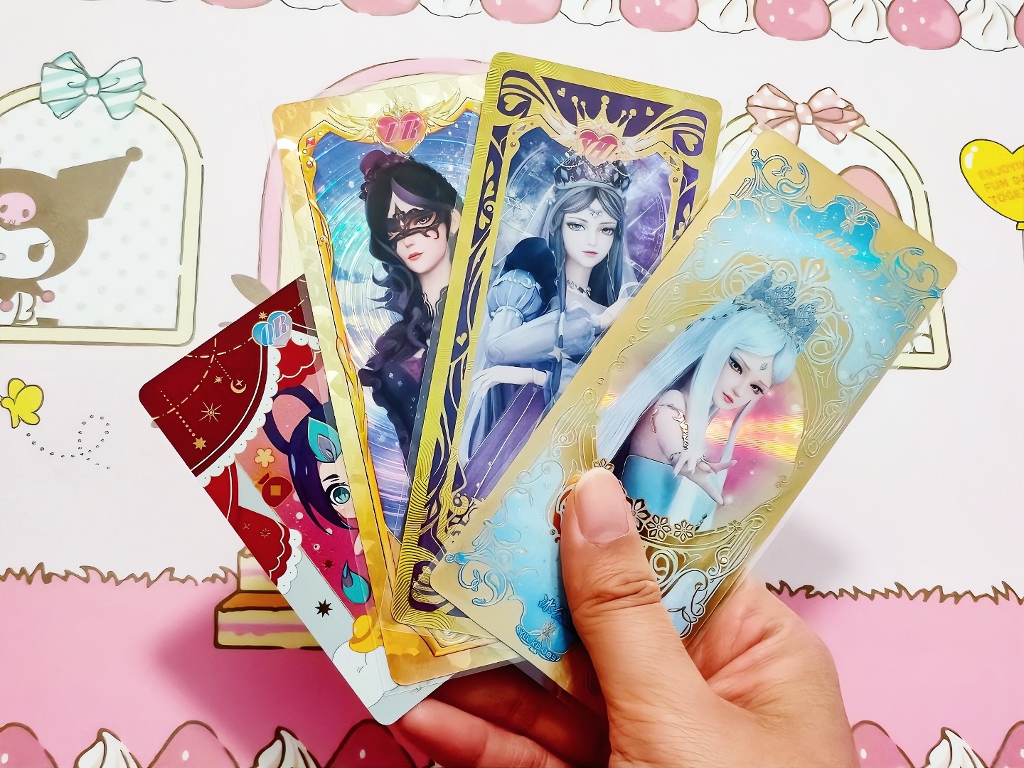拆叶罗丽卡片～今天拆kk盲盒,美女手稳定发挥中