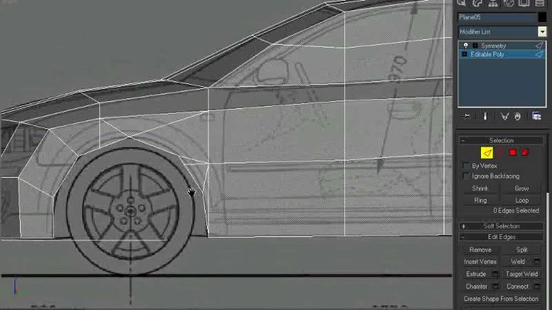3Dmax国外大神奥迪A3建模教程