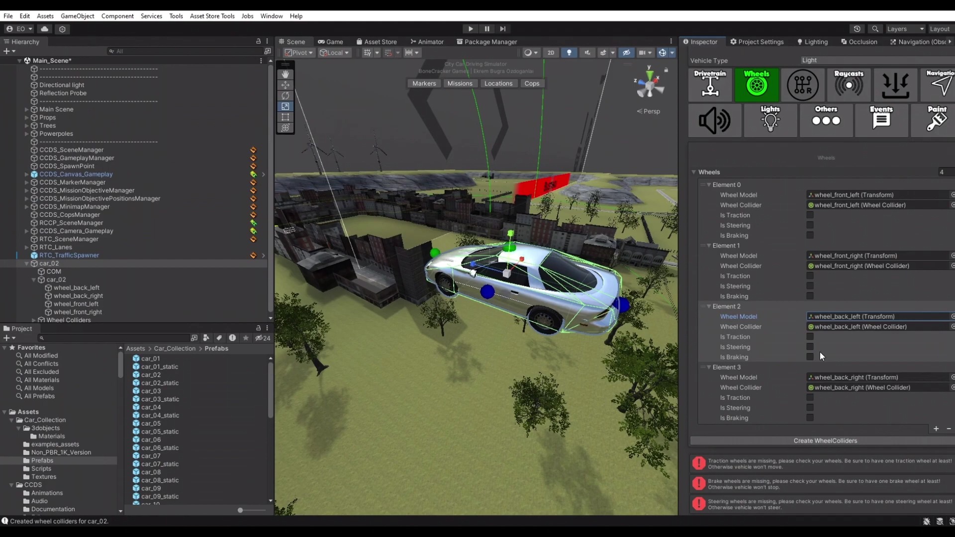 Unity插件 - 写实交通管理系统 Realistic Traffic Controller