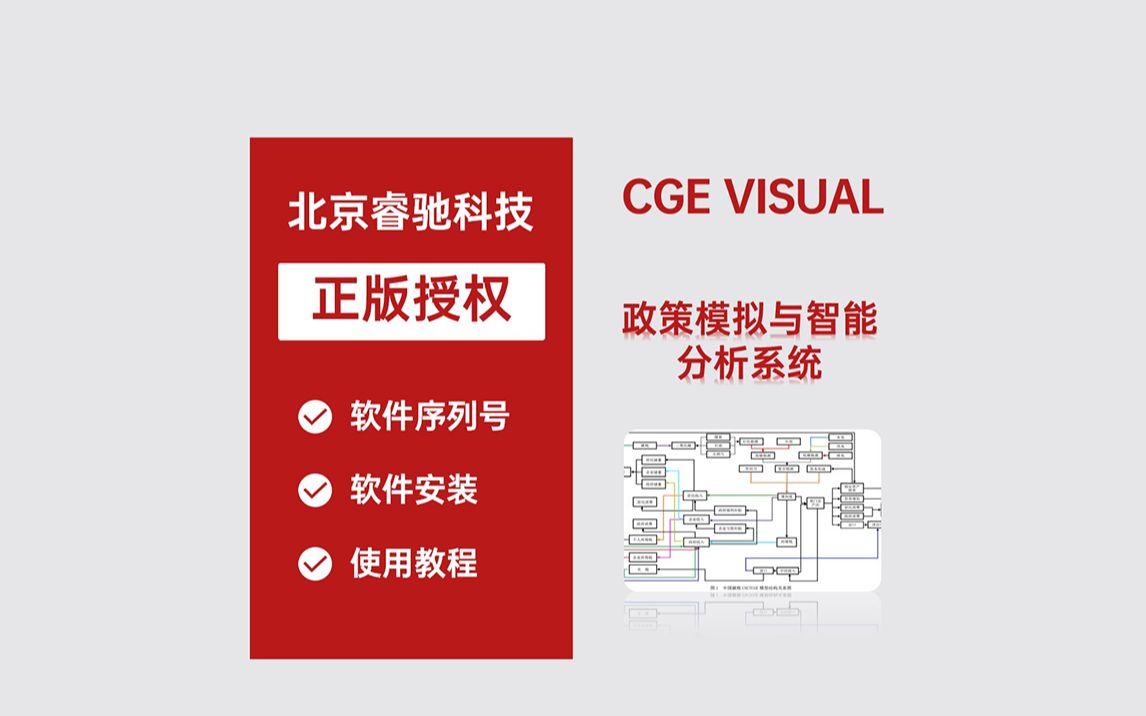 CGE VISUAL政策模拟与智能分析系统!